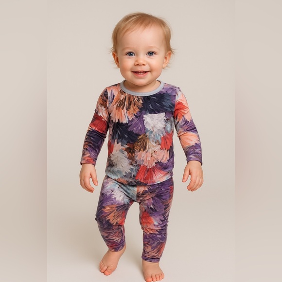 Molo | Pajamas | Molo Kids Caroline Pajama Set Celebration Print 8m86 ...